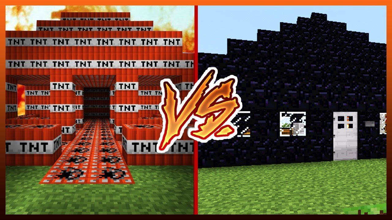 💥 TNT DOM VS OBSIDIAN DOM!!! 💥 KTO VYHRAJE?? - Minecraft - YouTube