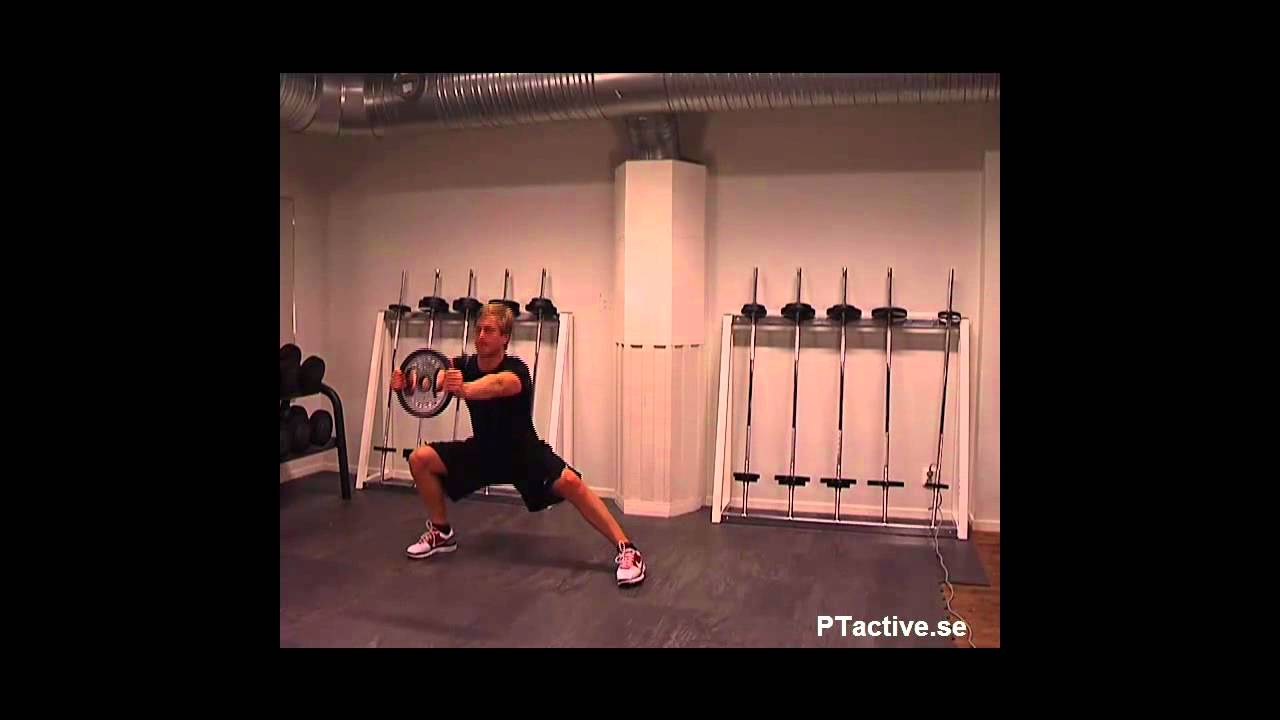 Utfall åt sidan med push - YouTube