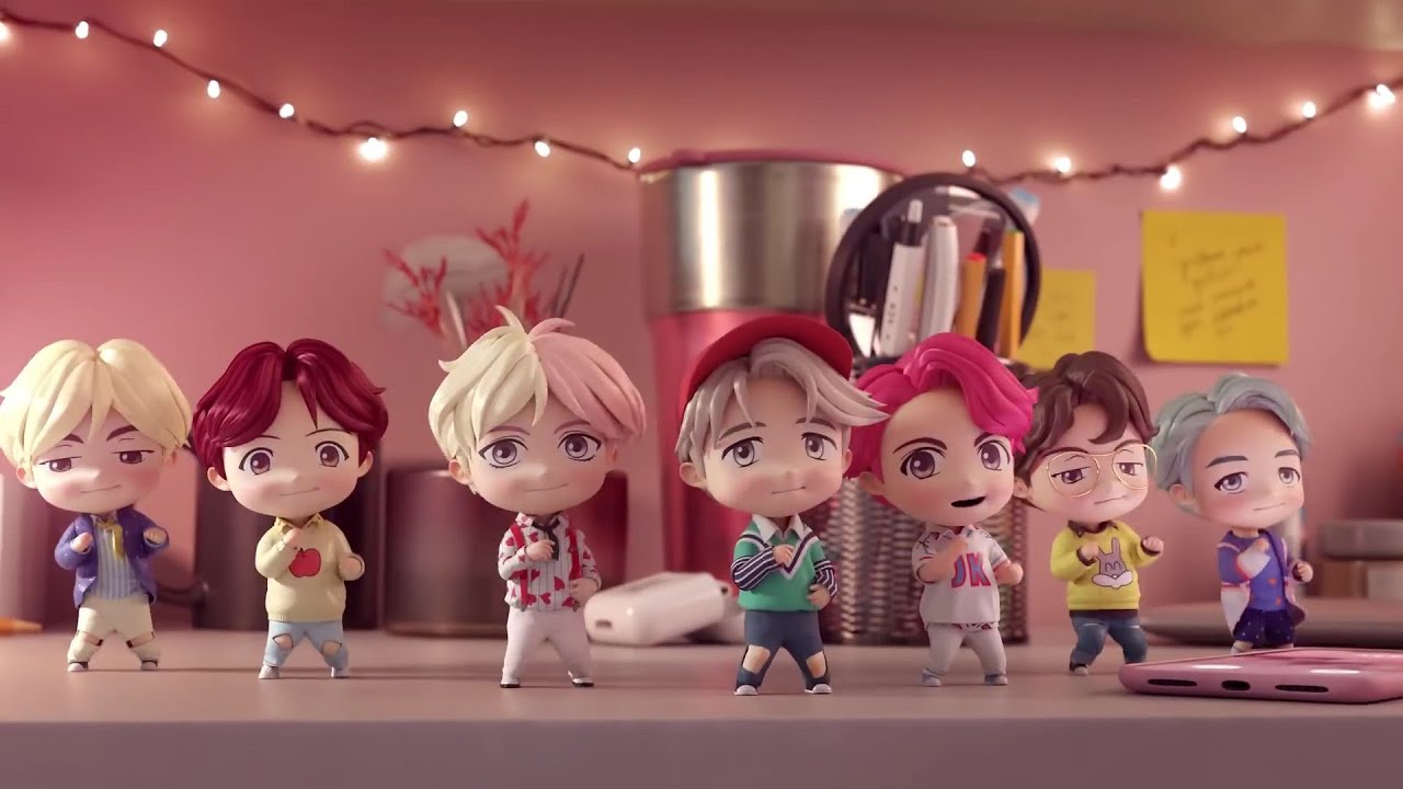 Idol ( Animated ) BTS with English Lyrics By Songster - YouTube