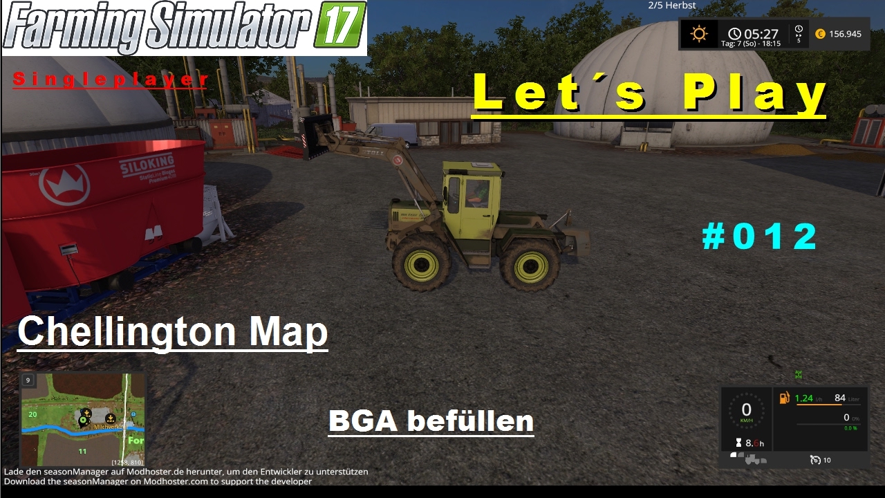 LS 17 - Let´s Play - Singleplayer - Chellington Map #012 - BGA starten ...