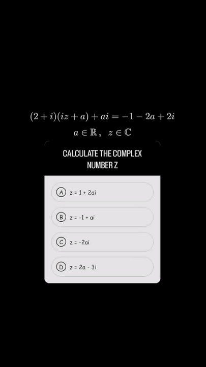 Calculate The Complex Number #mathematics #viral #complexnumbers - YouTube