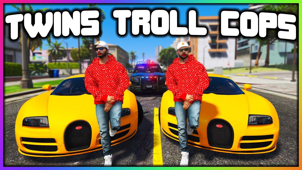 GTA 5 Roleplay - TWINS TROLL COPS | RedlineRP - YouTube