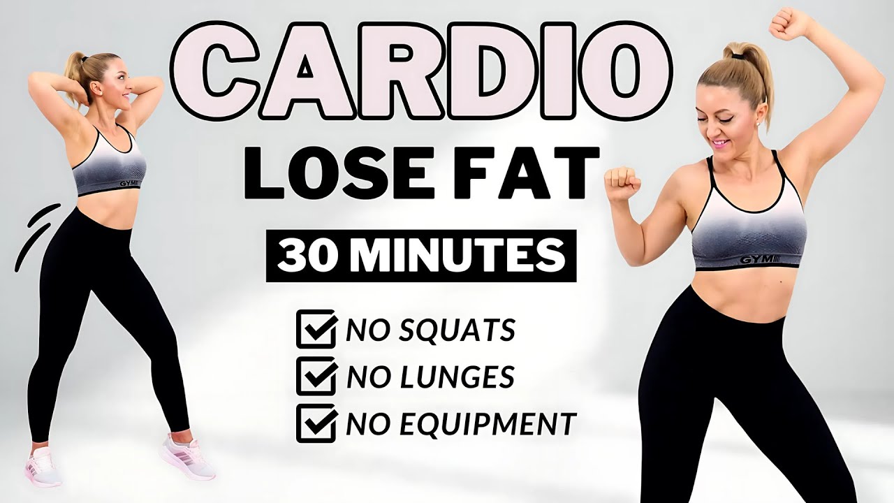 🔥30 Min CARDIO FAT BURN🔥No Jumping🔥No Squats/Lunges🔥Easy Exercises To ...