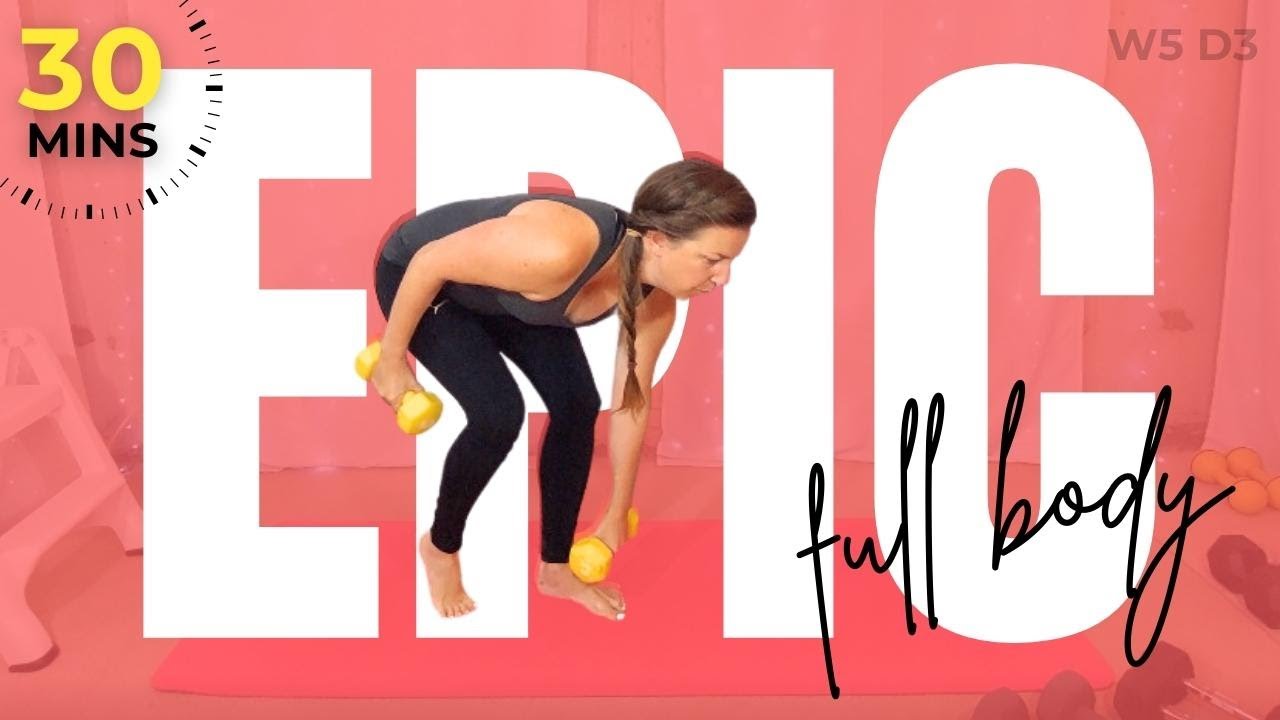 30 Minute full body workout 🚀 EPIC NO REPEATS | WK 5 D 3 | 12-week Tone ...