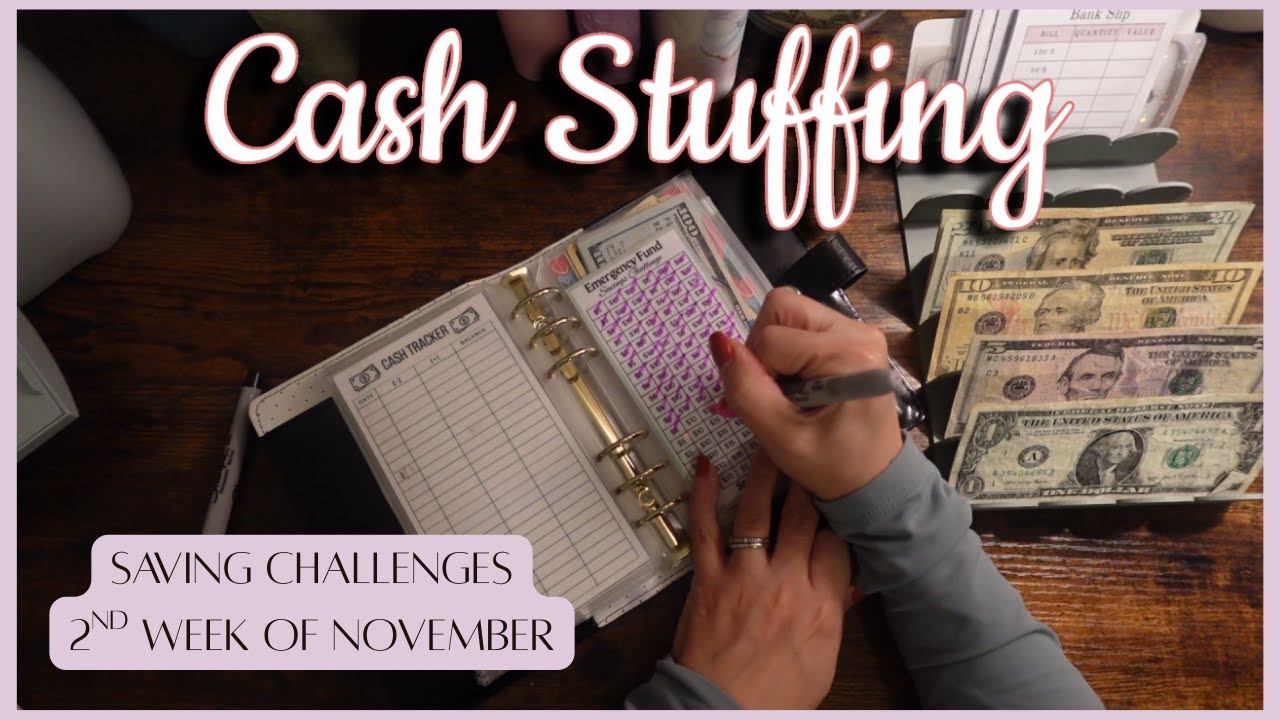 Saving For A Purpose! 2nd Week of November Challenges! - YouTube