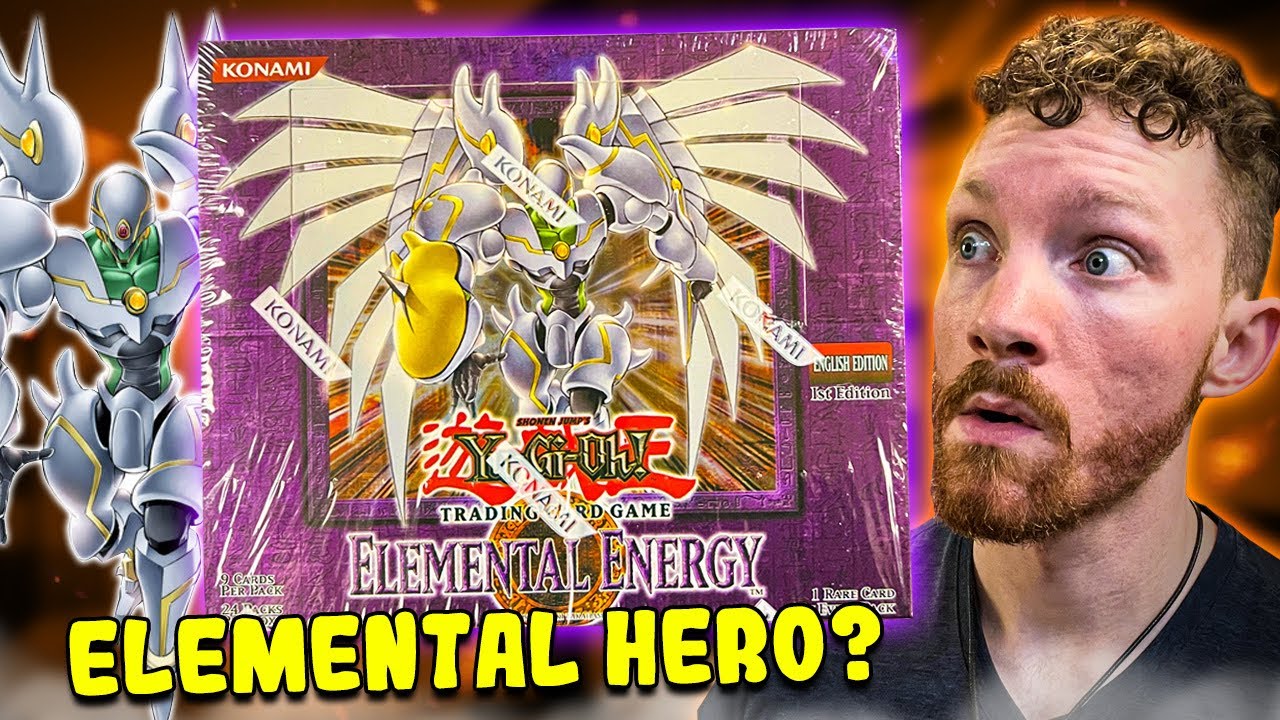 Opening a 1st Edition Elemental Energy Box for Elemental Heroes! - YouTube