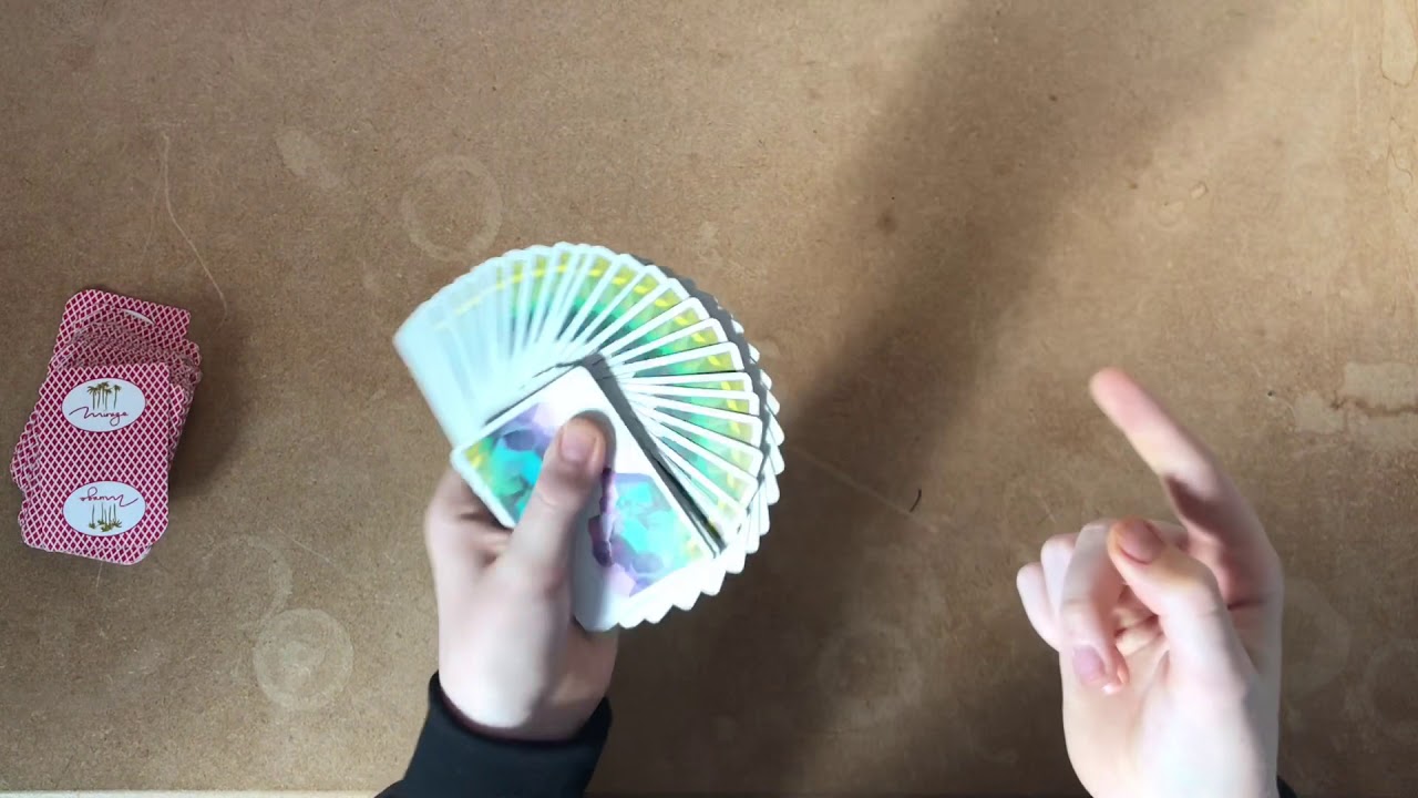 (Tutorial Tuesday) How To Fan A Deck Of CARDS♦️ - YouTube