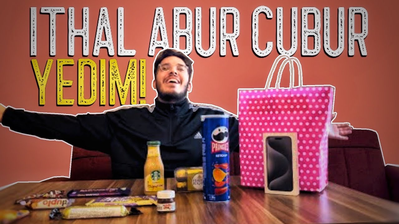 İthal abur cubur deniyoruz / iphone 15 süprizli ! - YouTube