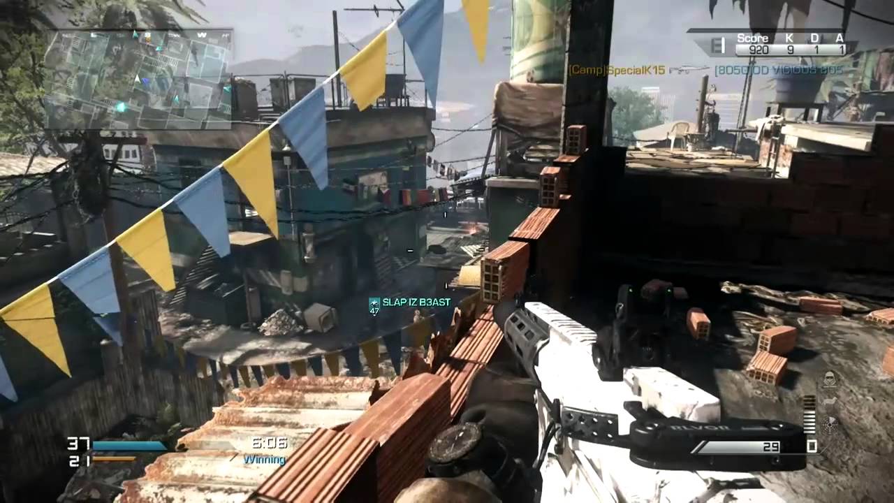Call of duty ghost map favela - YouTube