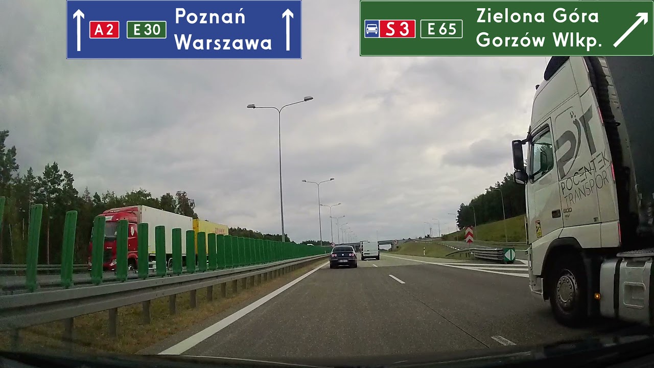 Poland: A2 Świecko - Poznań Krzesiny - YouTube