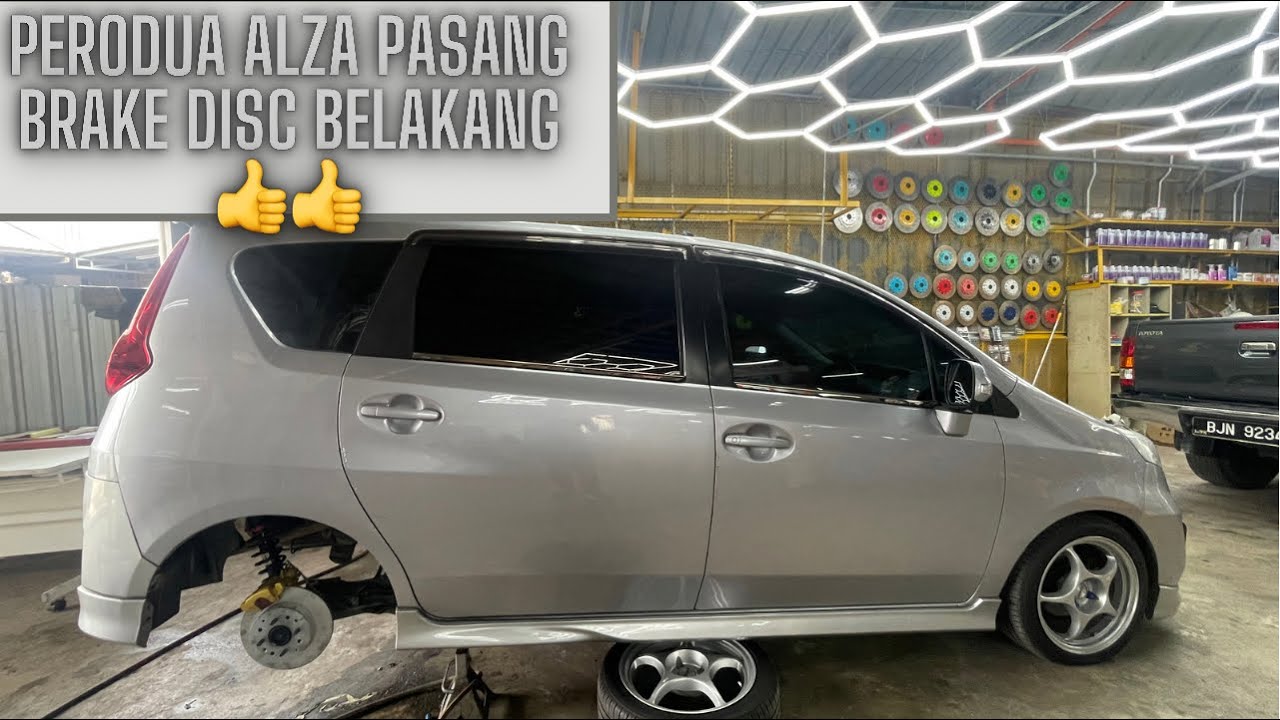 Perodua Alza Pasang Disc Brake Belakang Di Lan Automotive Engineering 👍 ...