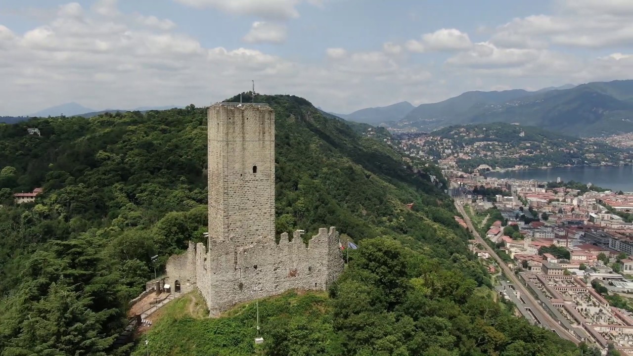 castello Baradello Como - YouTube
