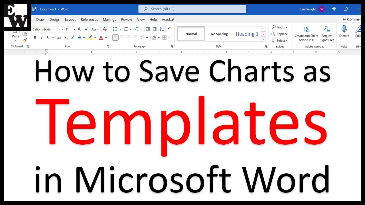 Word Charts Templates