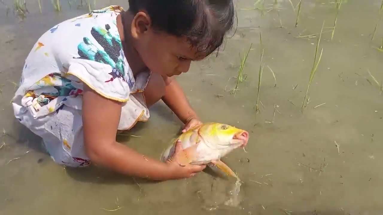 Amazing Hand Fishing Video | Smart Girl Catching Fish By Hand ...