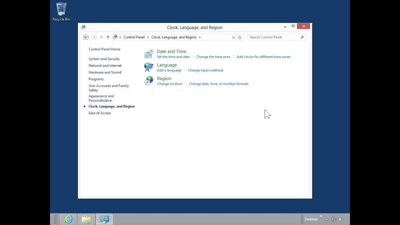 Windows 8.0 Professional - Change the Country or Region Setting in ...