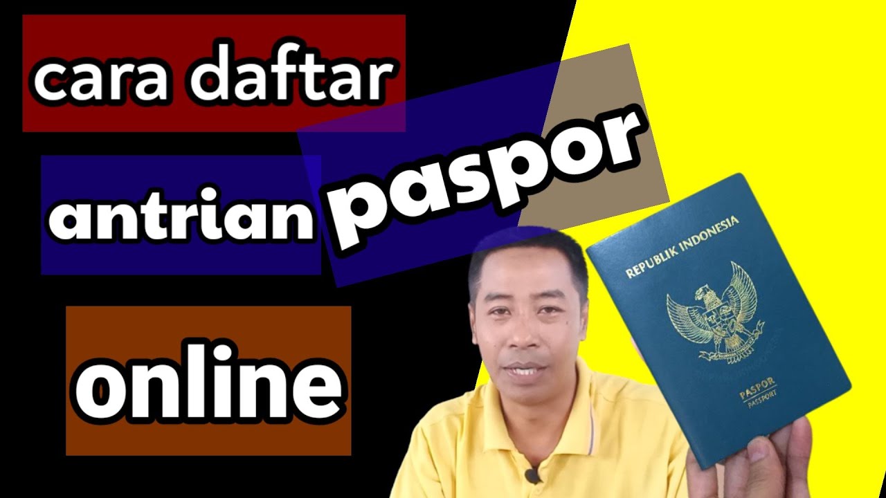 cara daftar antrian paspor online agar berhasil - YouTube