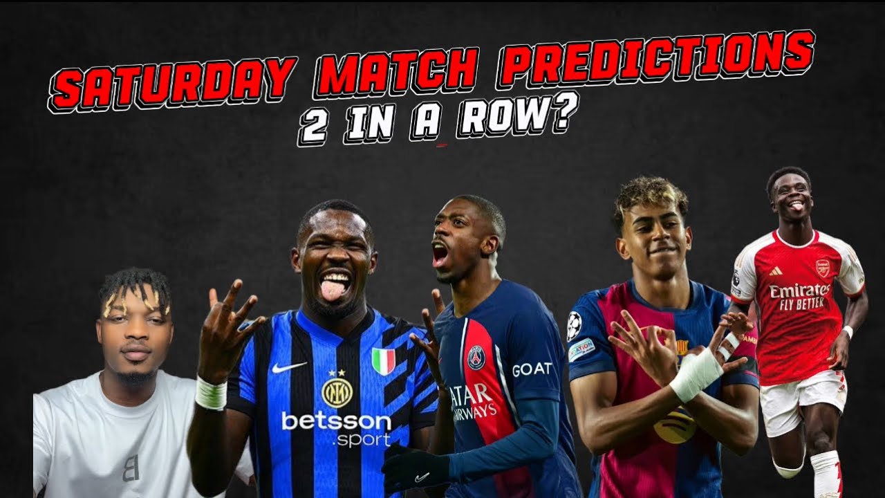 Saturday Match Predictions | Let’s Get Our 2nd Win of the Week - YouTube