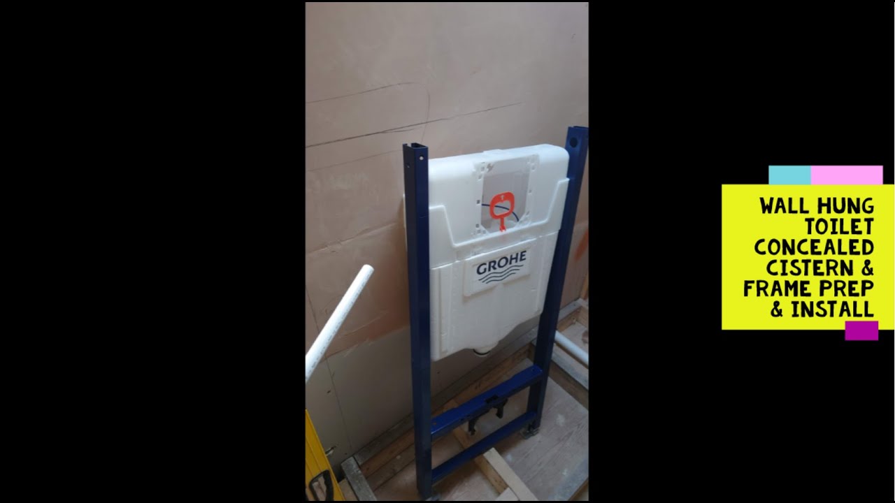 DIY Bathroom Renovation | Concealed Wall Hung Toilet Prep & Install ...