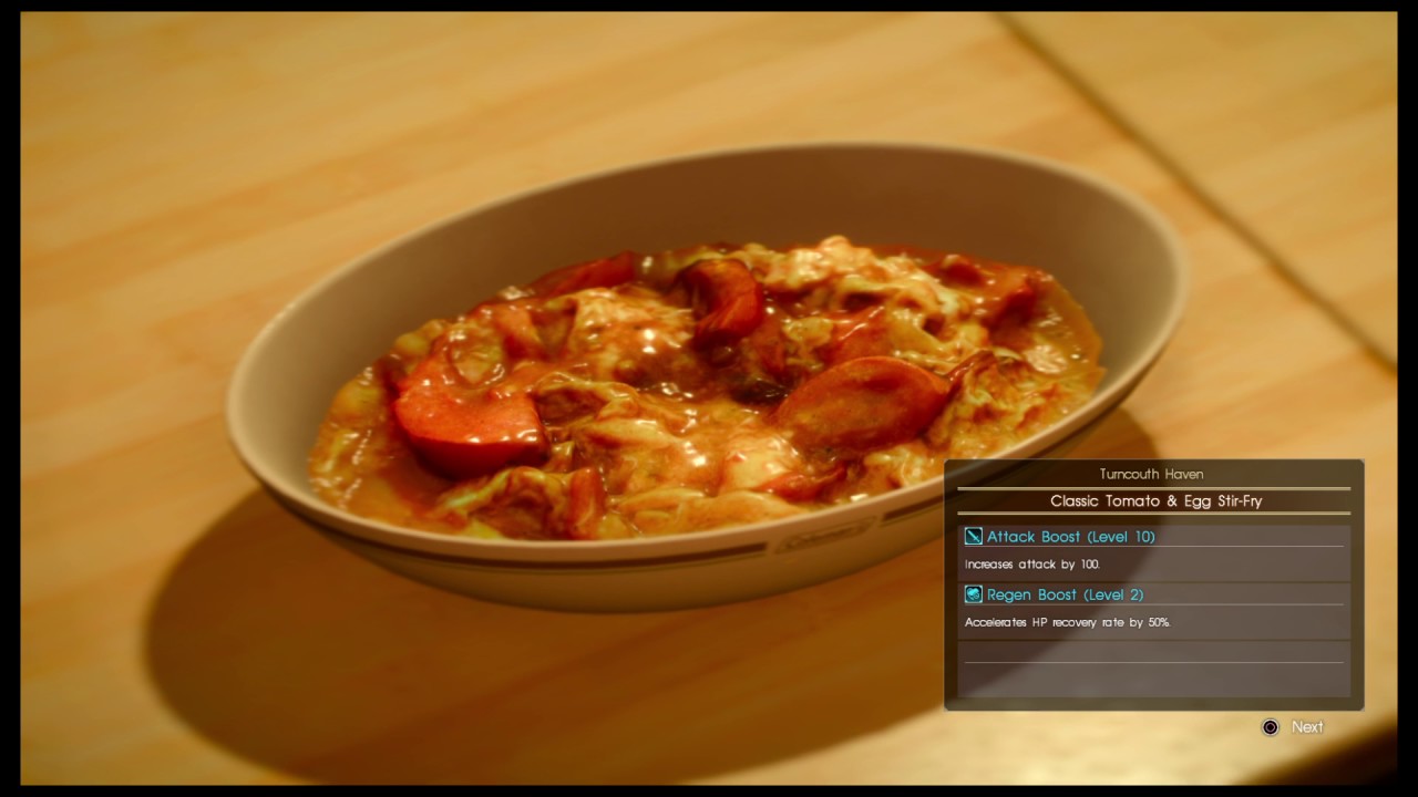 FINAL FANTASY XV Classic Tomato Egg Stir Fry 013 - YouTube