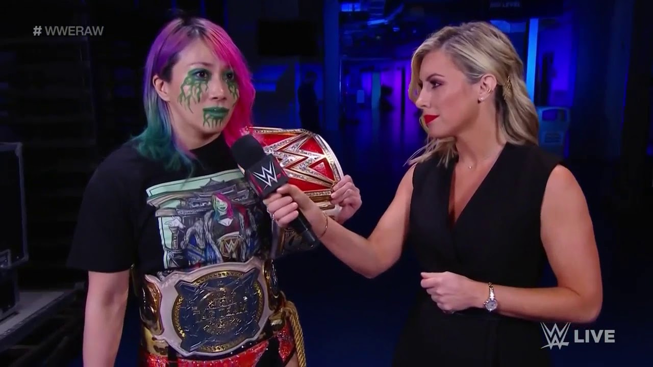 WWE RAW 18/01/21: Asuka Backstage Segment - YouTube