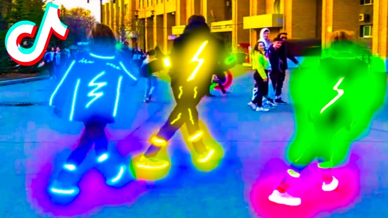 Simpapa 😎⭐️ Who BEST NEON MODE DANCER? 🤔🔥 TUZELITY SHUFFLE DANCE 🔥🔥 ...