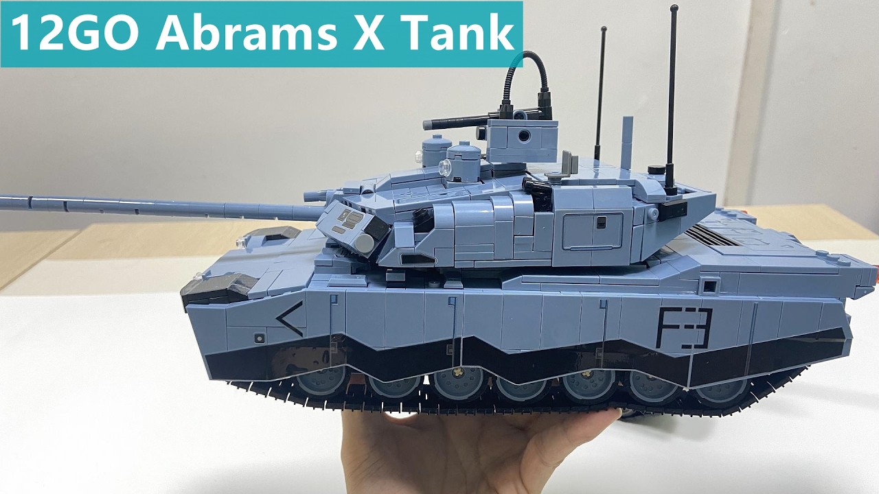 Speed Build Lego Modern Tank Abrams X-12GO 96005 Review - YouTube