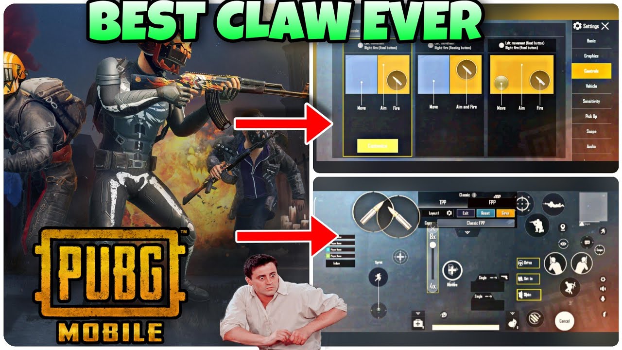 BEST CLAW SETTINGS EVER | MAKE YOUR OWN CLAW | PUBG CLAW TIPS 😉 - YouTube