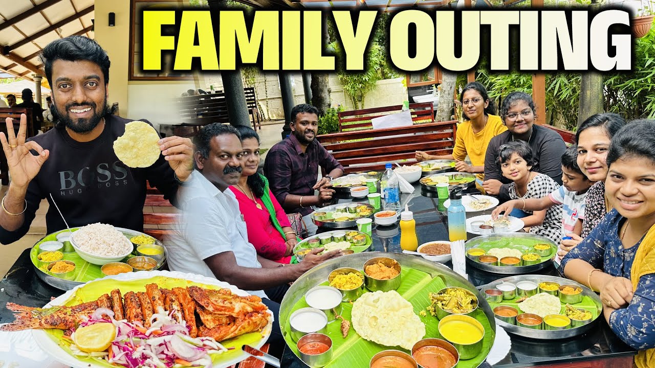 Full Day FUN Family Outing !! Non-Veg Sadhya Treat - YouTube