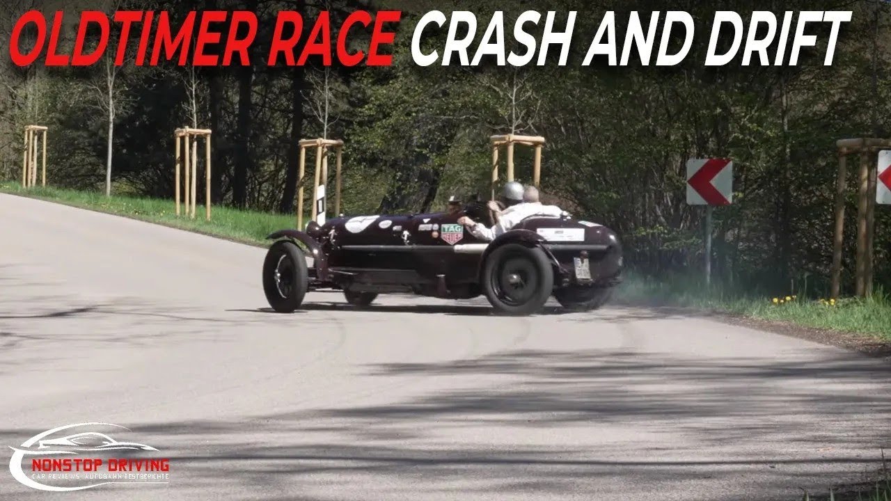 OLDTIMER RACE Highlights | Crash DRIFT and Brutal Sound | Bergrennen ...