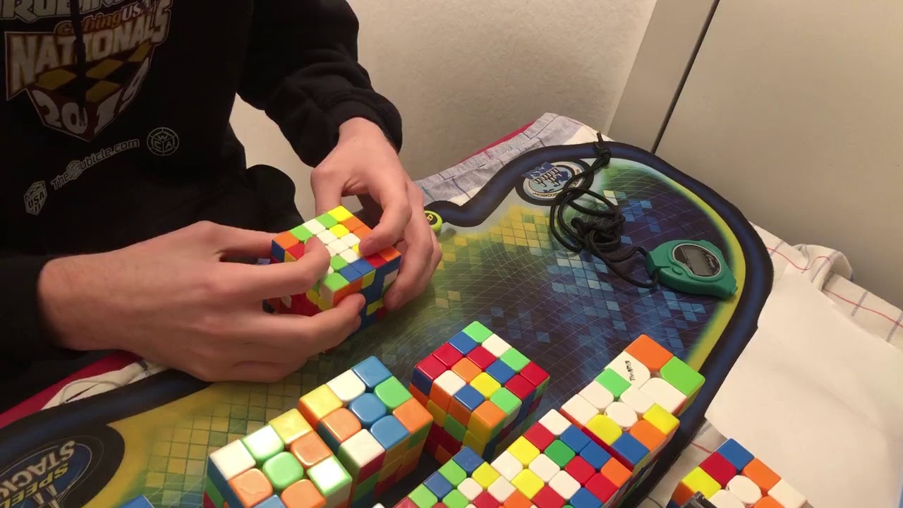First Solves of the Year: 53:22 All WCA Events Relay! - YouTube