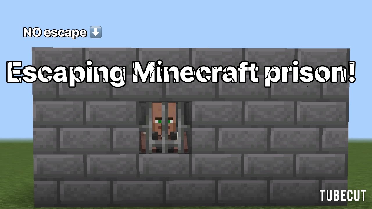 Escaping a hard Minecraft prison - YouTube