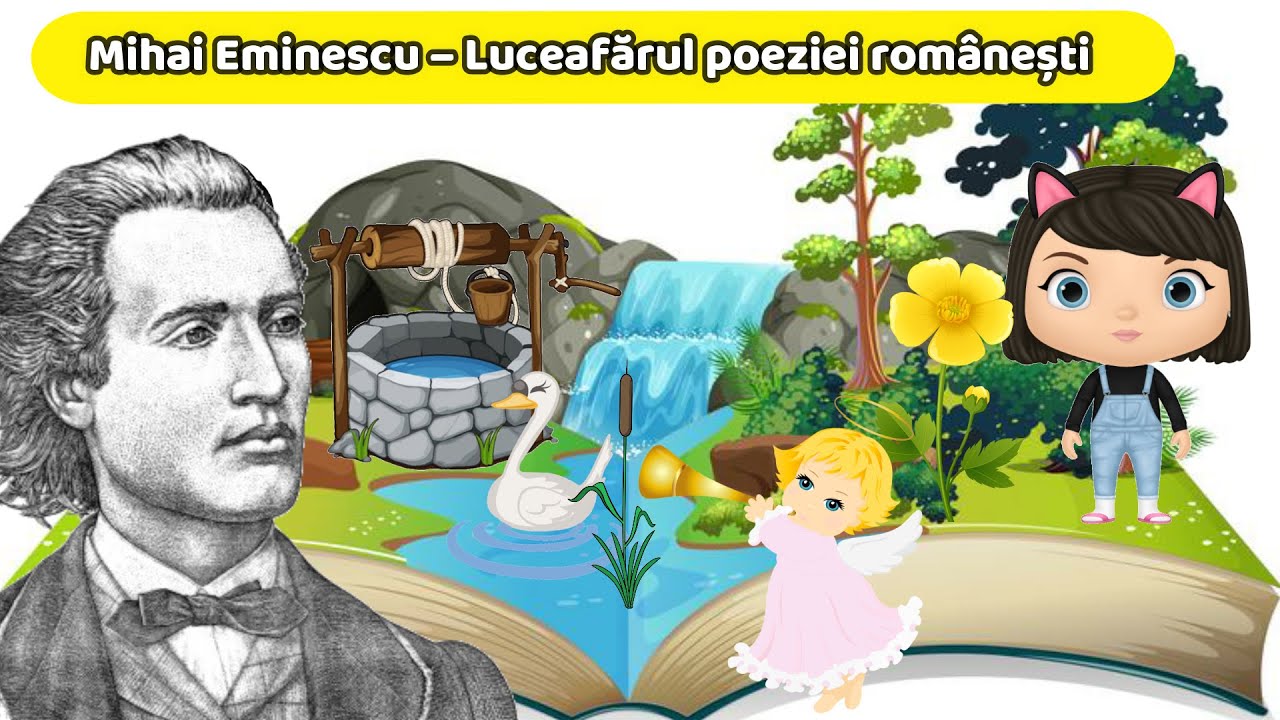 Mihai Eminescu – Luceafărul poeziei românești | Activitate pentru copii ...