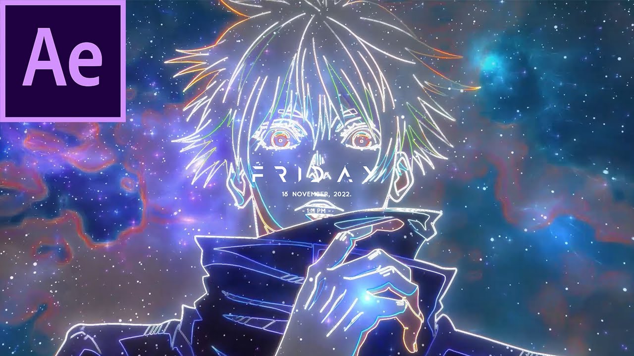 EASY GALAXY GLOW EFFECT/WALLPAPER (free plugin) | After Effects 2022 ...