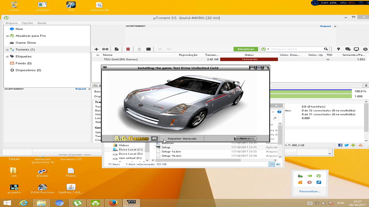 como baixar e instalar test drive unlimited 1 tdu gold - YouTube