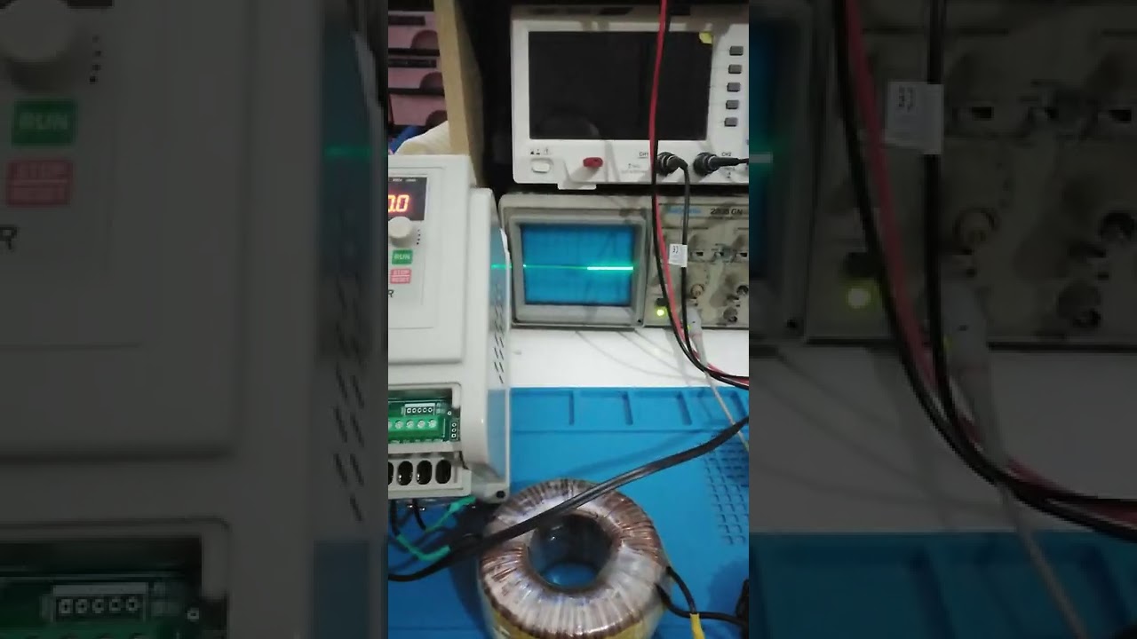 Inverter 3 Phase 4 wire Pure Sine Wave VFD to Transformer - YouTube