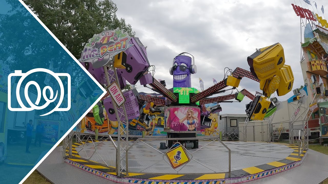 Mr. Beat (Orbiter, Schaak) @ Rheinkirmes Düsseldorf 2023 - 4K Onride ...