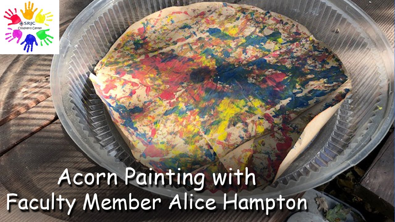 Art - Acorn Marble Painting - YouTube