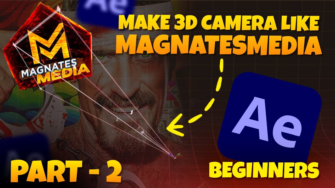 How to Use 3D Camera like Magnates Media In After Effects | Beginners ...