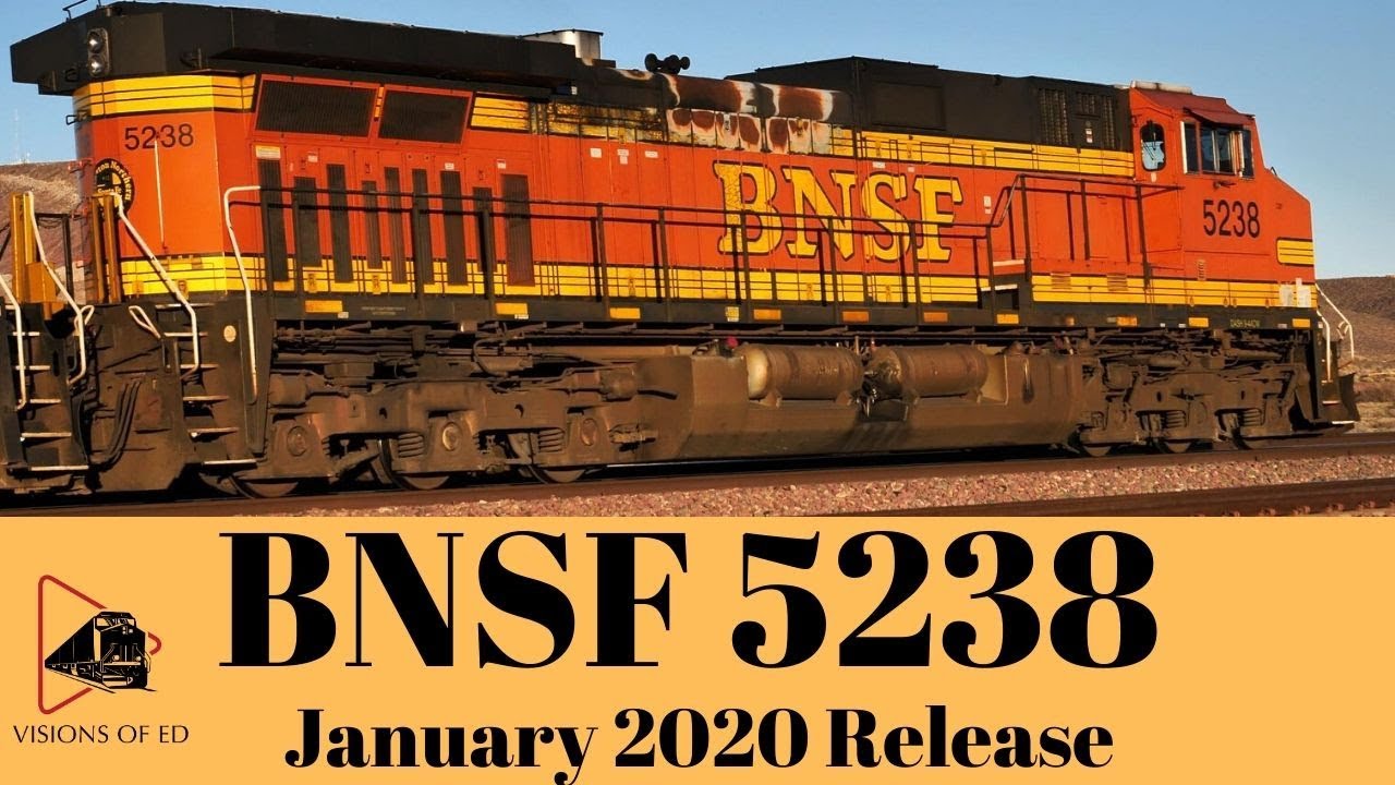 BNSF Intermodal Train Eastbound Needles Sub C44-9W BNSF 5238 - YouTube