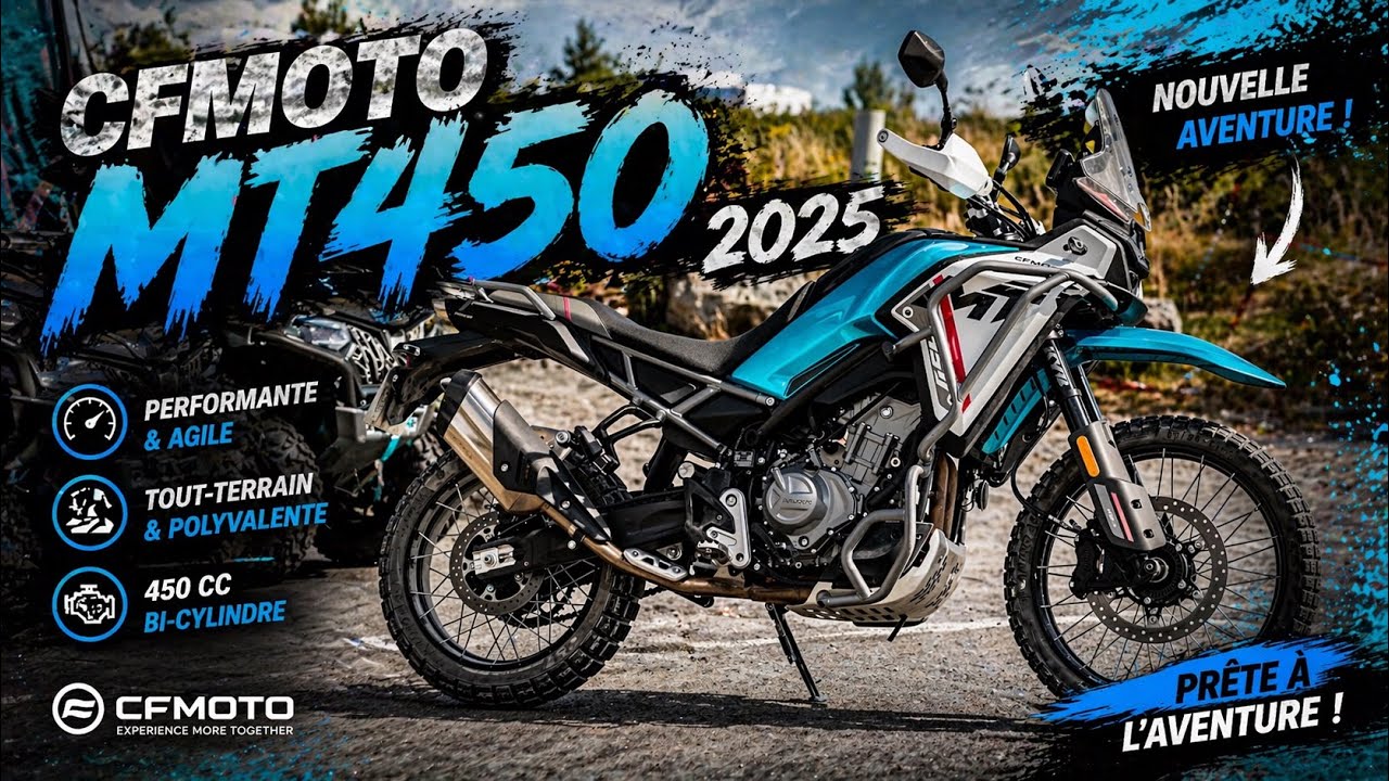 TEST 106 / MT450 2025 ! LA MOTO LA PLUS VENDUE DE CFMOTO ! ET JE ...