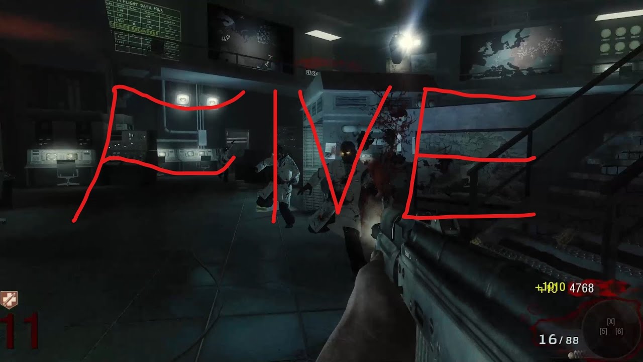 BLACK OPS ZOMBIES: FIVE GAMEPLAY! (NO COMMENTARY) - YouTube