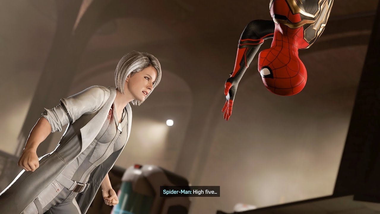 Marvel's Spider Man Remastered Spiderman saves Silver Sable from ...