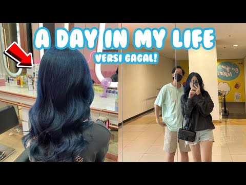 Pertama Kali Cat Rambut! A Day In My Life Gagal Bareng @AKUDAP || LenLen Vlog - YouTube