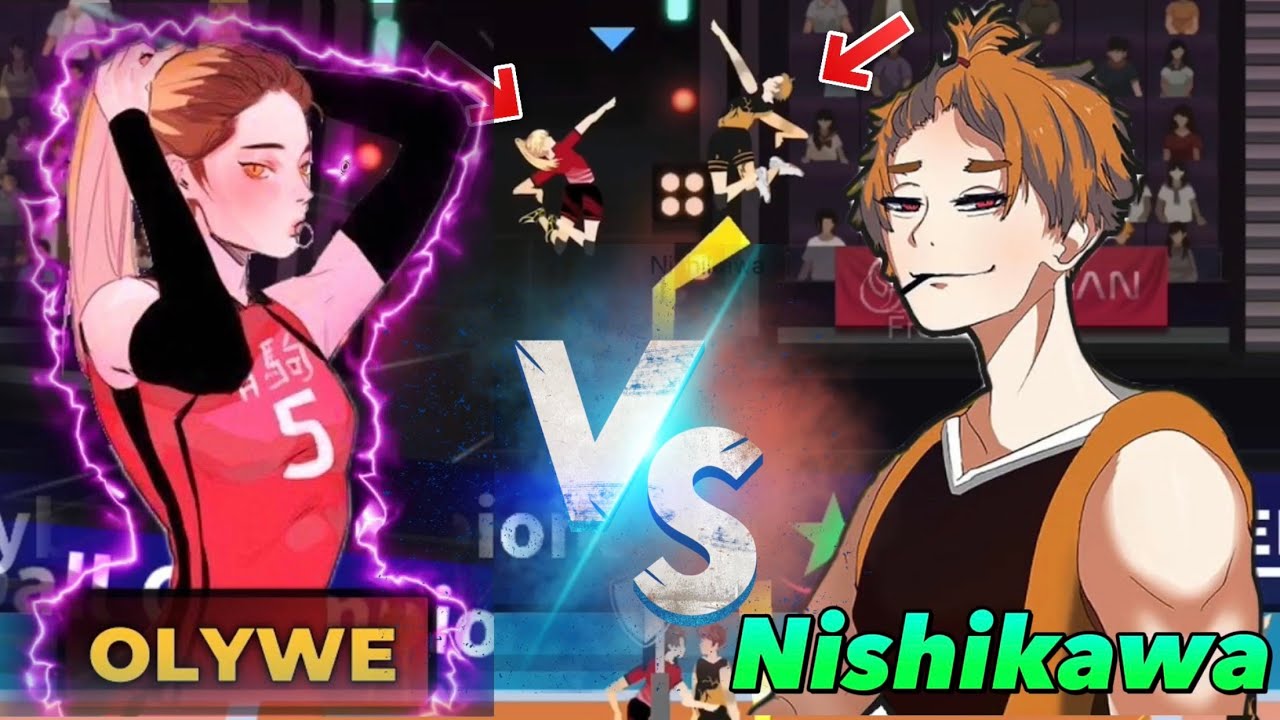 Nishikawa VS Olywe (Best girl spike) | Full Gameplay - The Spike ...