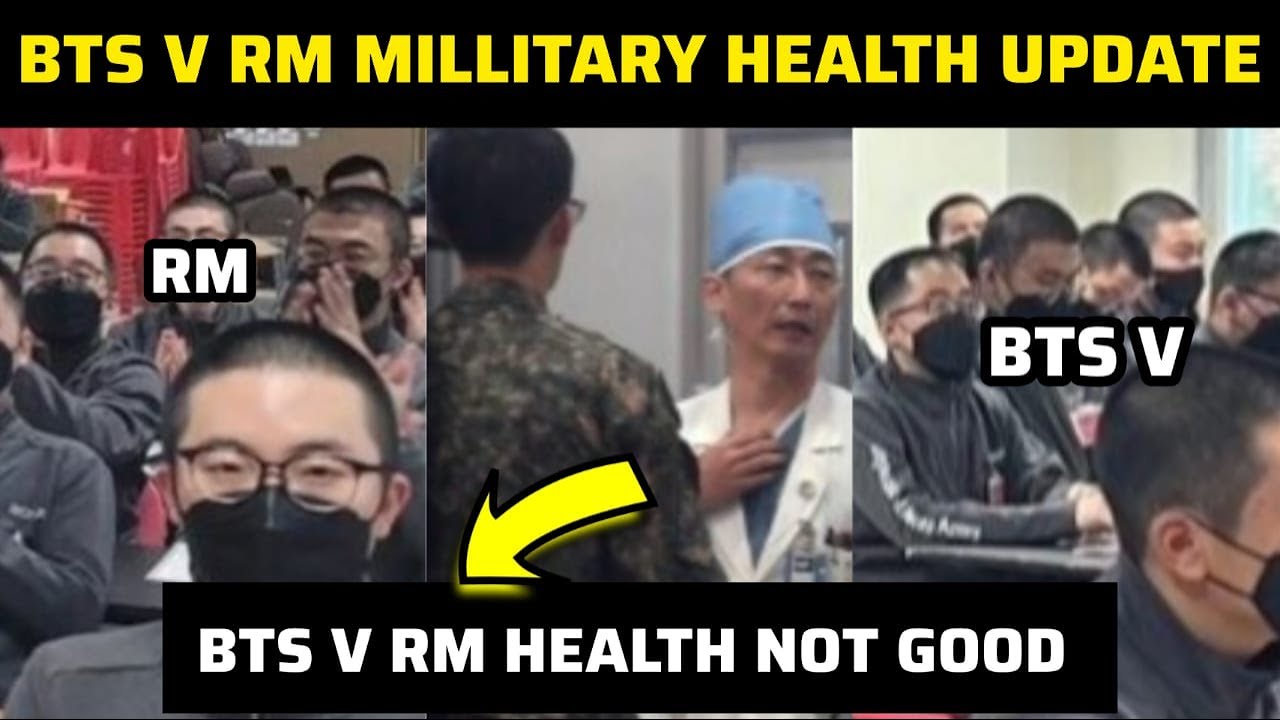 OMG!😳 BTS V RM MILLITARY HEALTH UPDATE 😱BTS V RM HEALTH NOT GOOD#btsv#rm#bts#btsvmillitary#urbts ...