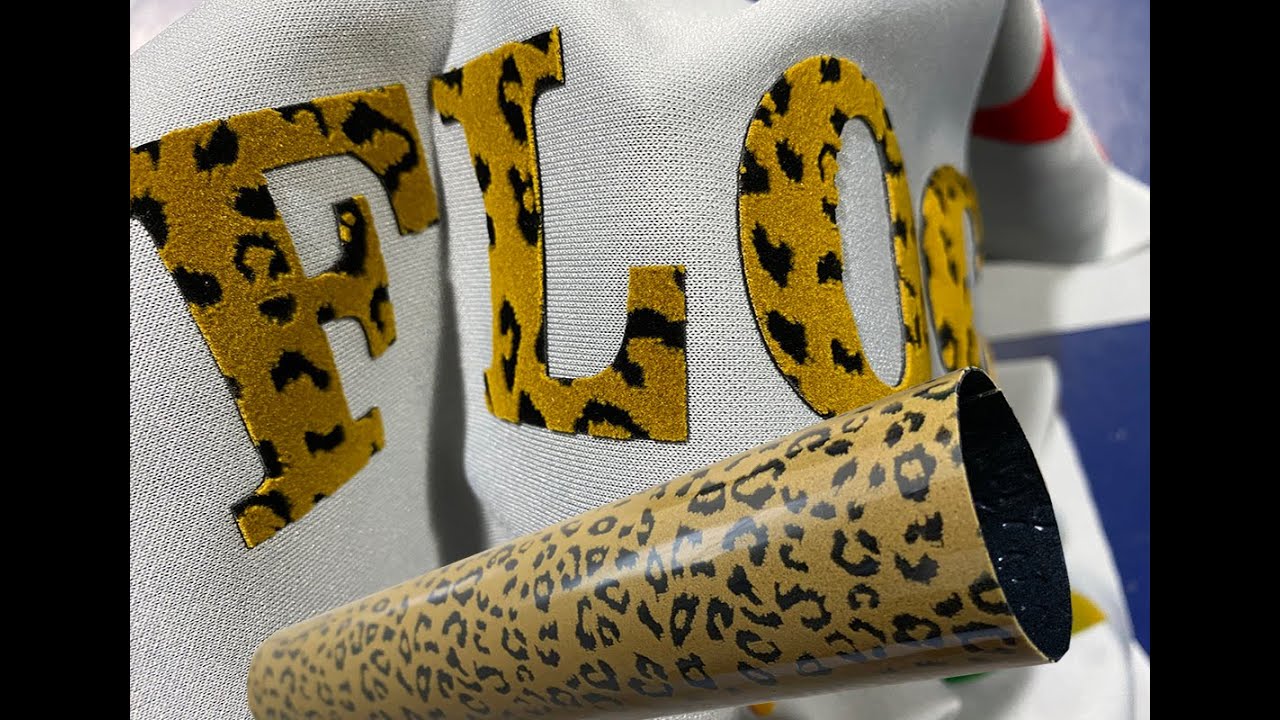 Flock Heat Transfer Vinyl - YouTube