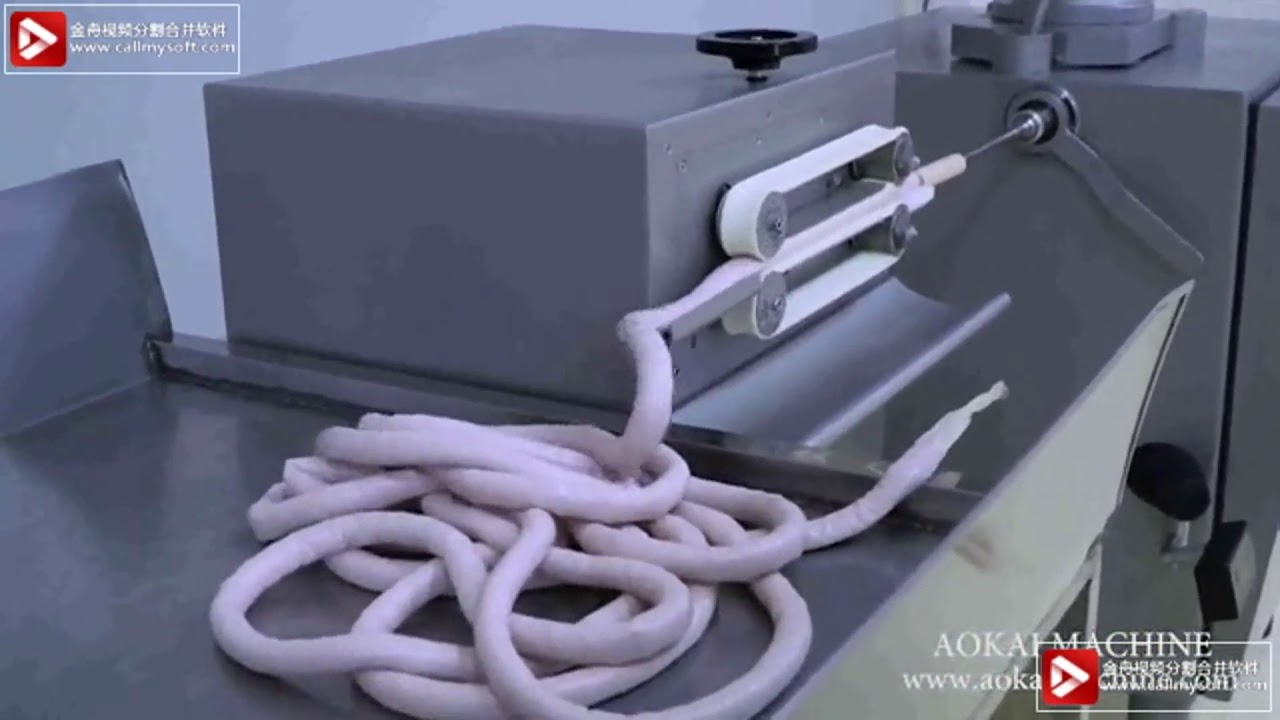 complete sausage making machine line - YouTube