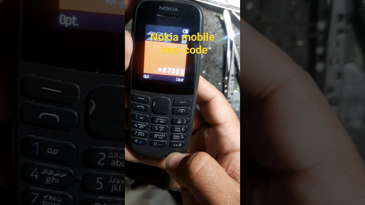Nokia 105 2019bimei change code | nokia 1174 imei repair code #105imei ...