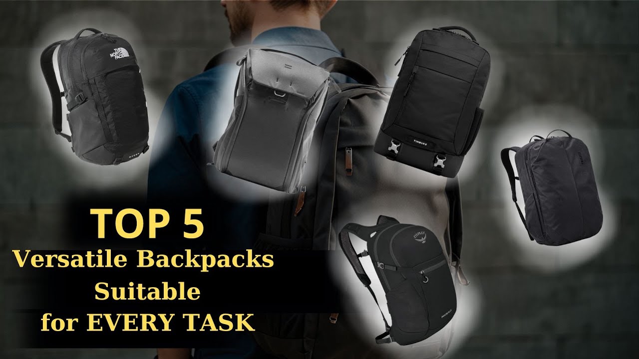 [REVEALED] 5 VERSATILE backpacks suitable for EVERY TASK. - YouTube
