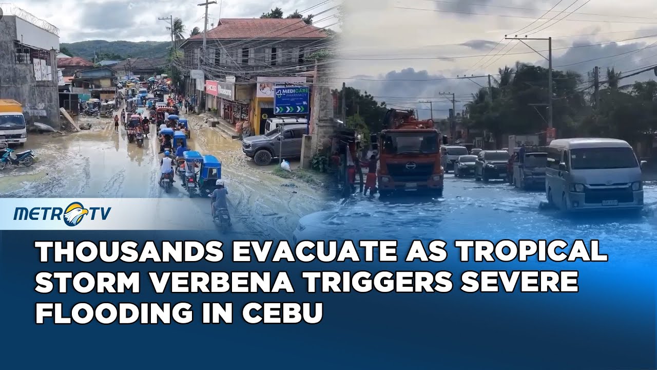 Raging Floodwaters Hit Southern Cebu as Tropical Storm Verbena ...